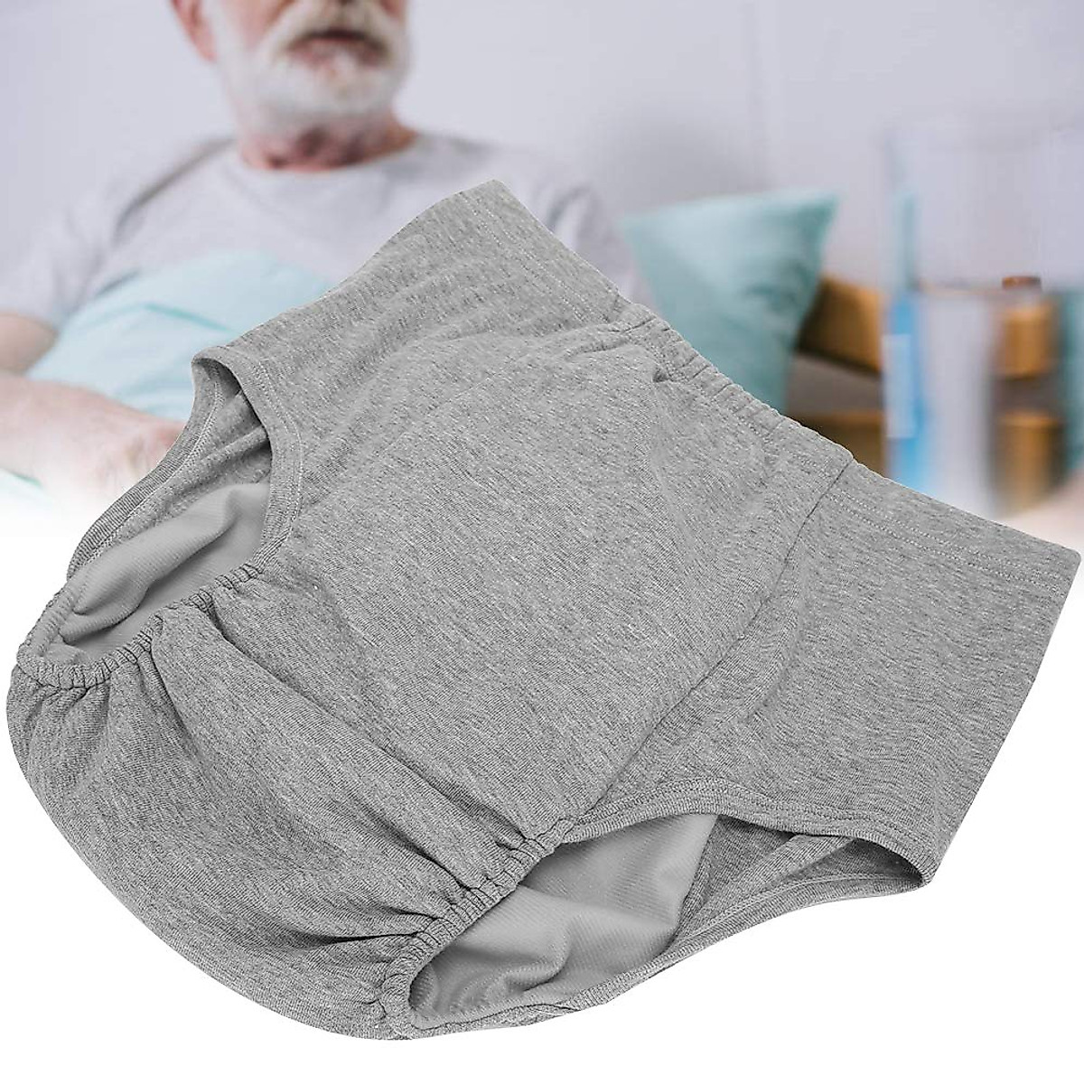 Adult Cloth Diaper, Soft Cloth Diapers for Adults Elderly Cloth Diaper Nappy Care Incontinence Care Panties Reusable Cloth Diaper Cover Washable Underwear for Elderly Patients Pregnant Women Pants (L)