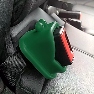 G Ganen 2-Pack Buckle Holder Compatible with Baby Seat - Keep Bucklein Upright Position and Makes Buckling Easier (Green, Animal)