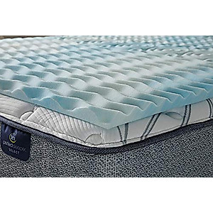 Serta Comfort Zone 1.5-in Memory Foam Mattress Topper, Twin XL