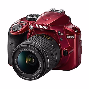Nikon D3400 w/ AF-P DX NIKKOR 18-55mm f/3.5-5.6G VR (Red)