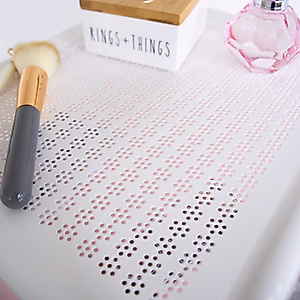 Humble Crew 8 Drawer Rolling Storage Cart with Wheels, Pink