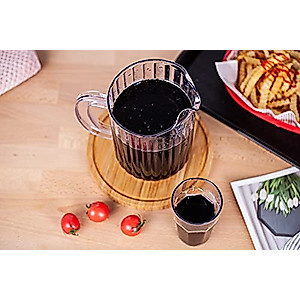 Caspian Plastic Clear 32 Ounce Water/ Beverage Pitcher with Single Spout, 1 Piece