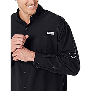 Columbia Sportswear Long Sleeve Tamiami II Shirt BLACK Lg
