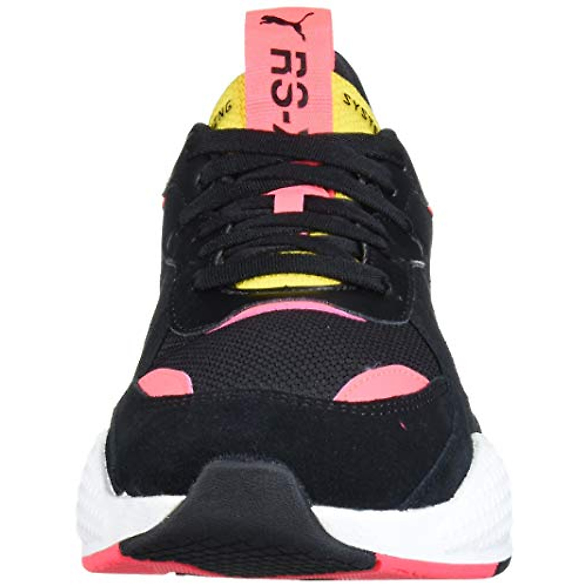 PUMA Men's RS-X Sneaker, Black-Sulphur, 6.5