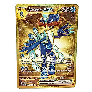 Pokemon - Quaquaval ex 273/193 - Paldea Evolved - Gold Secret Rare Card