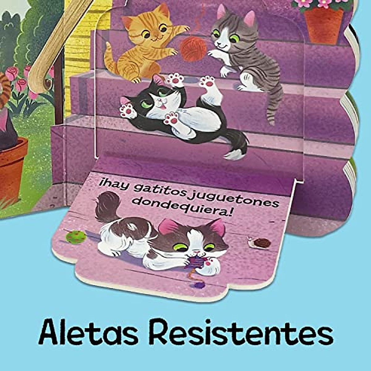Babies Love Gatitos / Kittens Spanish Language: A Lift-a-Flap Board Book for Babies and Toddlers (en español) (Spanish Edition)