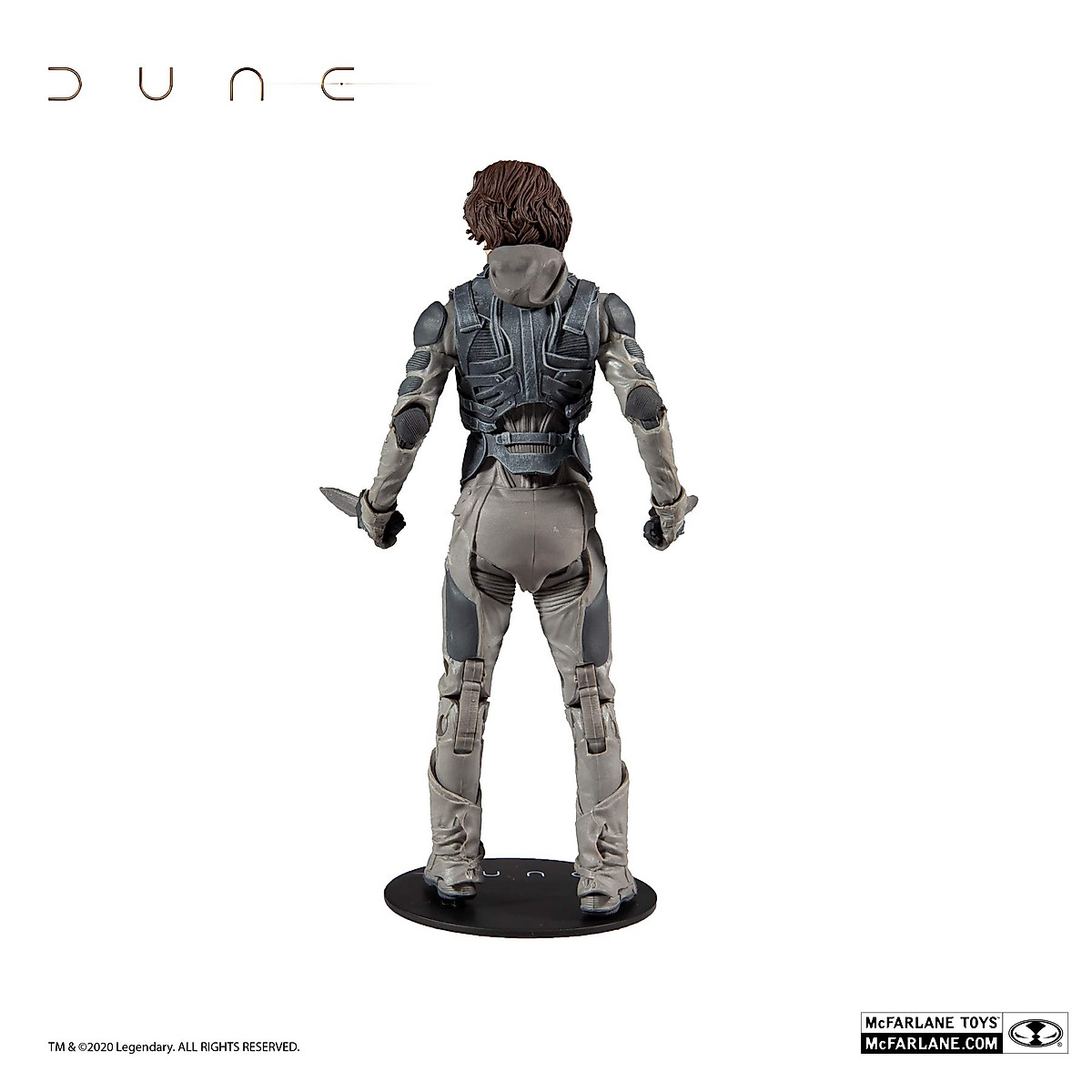 McFarlane Toys Dune Paul Atreides 7-inch Action Figure with Build-A Glossu ‘Beast’ Rabban Figure Parts, Multicolor