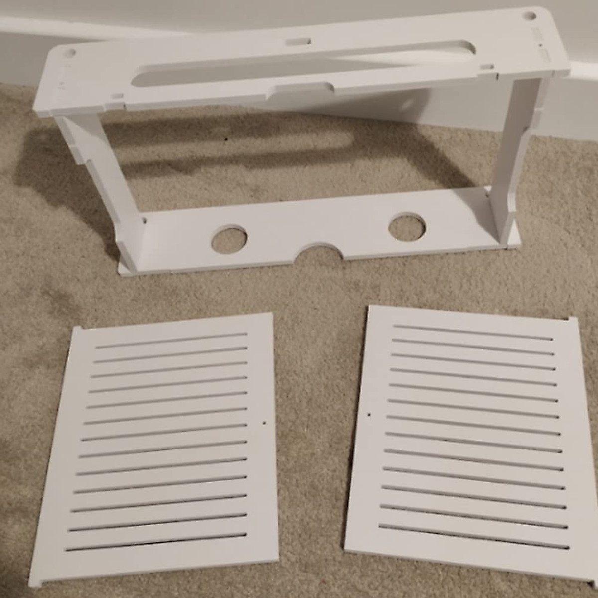 Smala Wireless WiFi Router Storage Boxes Wooden Box Cable Wire Bracket Wall Plug Board Storage Shelf L