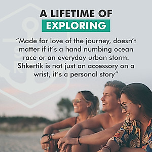 Shkertik Adjustable Nautical Bracelet for Adventure Seekers, Handmade Rope Bracelet for Men and Women, Life-Proof Nautical Rope Bracelet, Stylish Rope Bracelets to Tell Your Unique Story, Black