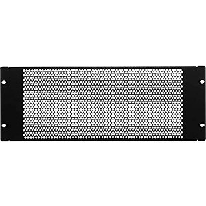 KENUCO Blank Rack Mount Panel Spacer with Venting for 19-Inch Server Network Rack Enclosure Or Cabinet Black (Plate-3U)
