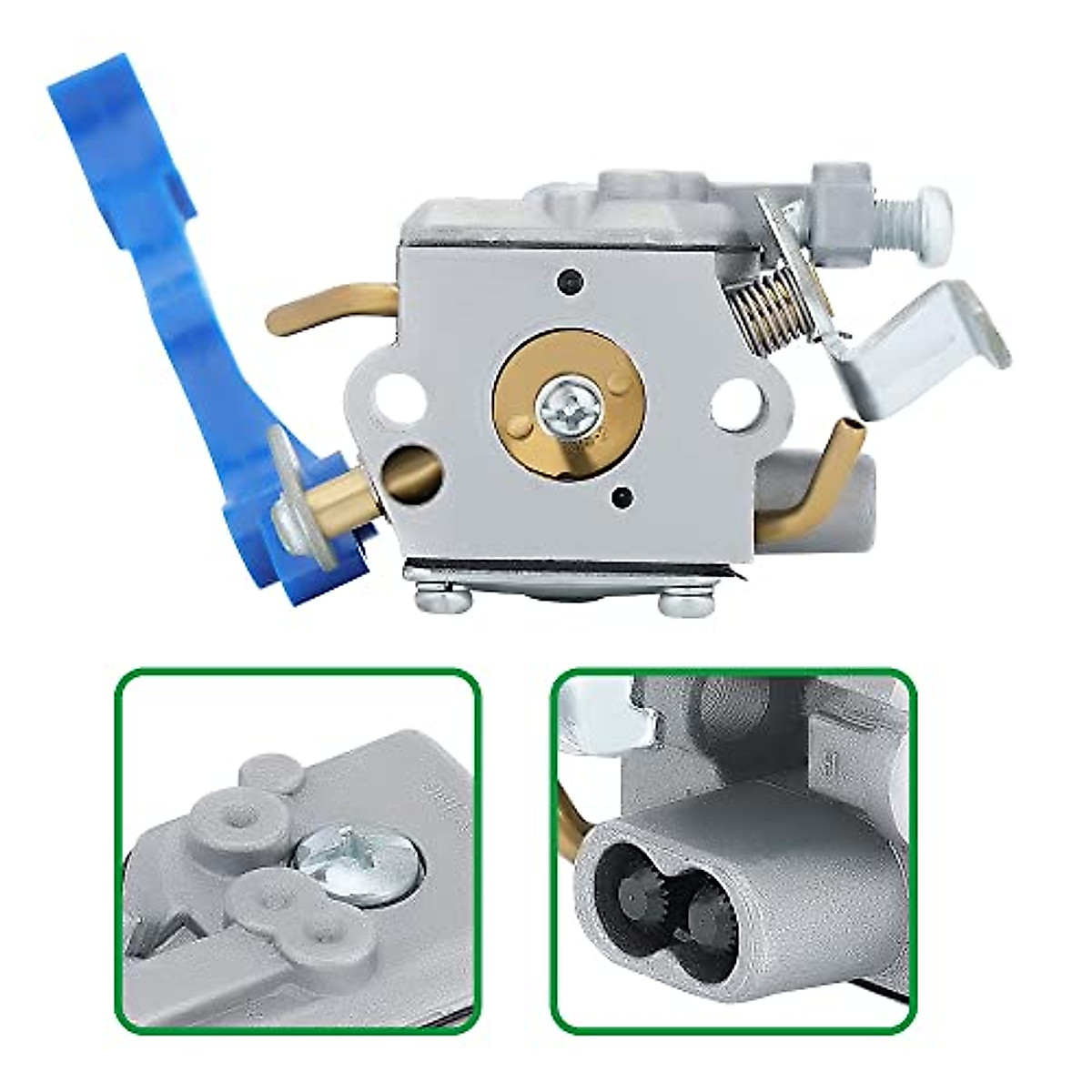 Milttor 590460102 545081811 Carburetor for Husqvarna 125B 125BX 125BVX 28CC Handheld Leaf Blower Zama C1Q-W37 Carb 545112101 581798001