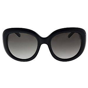 Salvatore Ferragamo Women's Oval Sunglasses Gradient Smoke