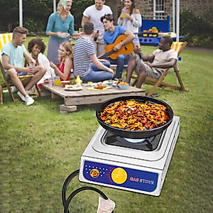 Vivicreate Camping Stove, Gas Stove, Gas Grill, Outdoor Stove, Propane Gas Stove, Propane Gas Burner, Fishing Stove, Hiking burner (Aluminum)