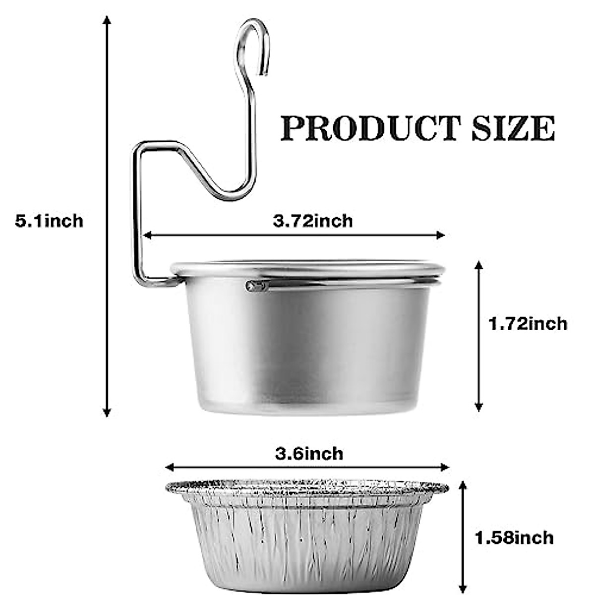 HAO HELPER Grill Grease Tray with Clip for Char-Broil/Kenmore Outdoor Grills and Other Similar Grills,Grease Catcher,Grease Tray for Gas Grill,Grease Bucket with Disposable Foil Liners (10 Pack)