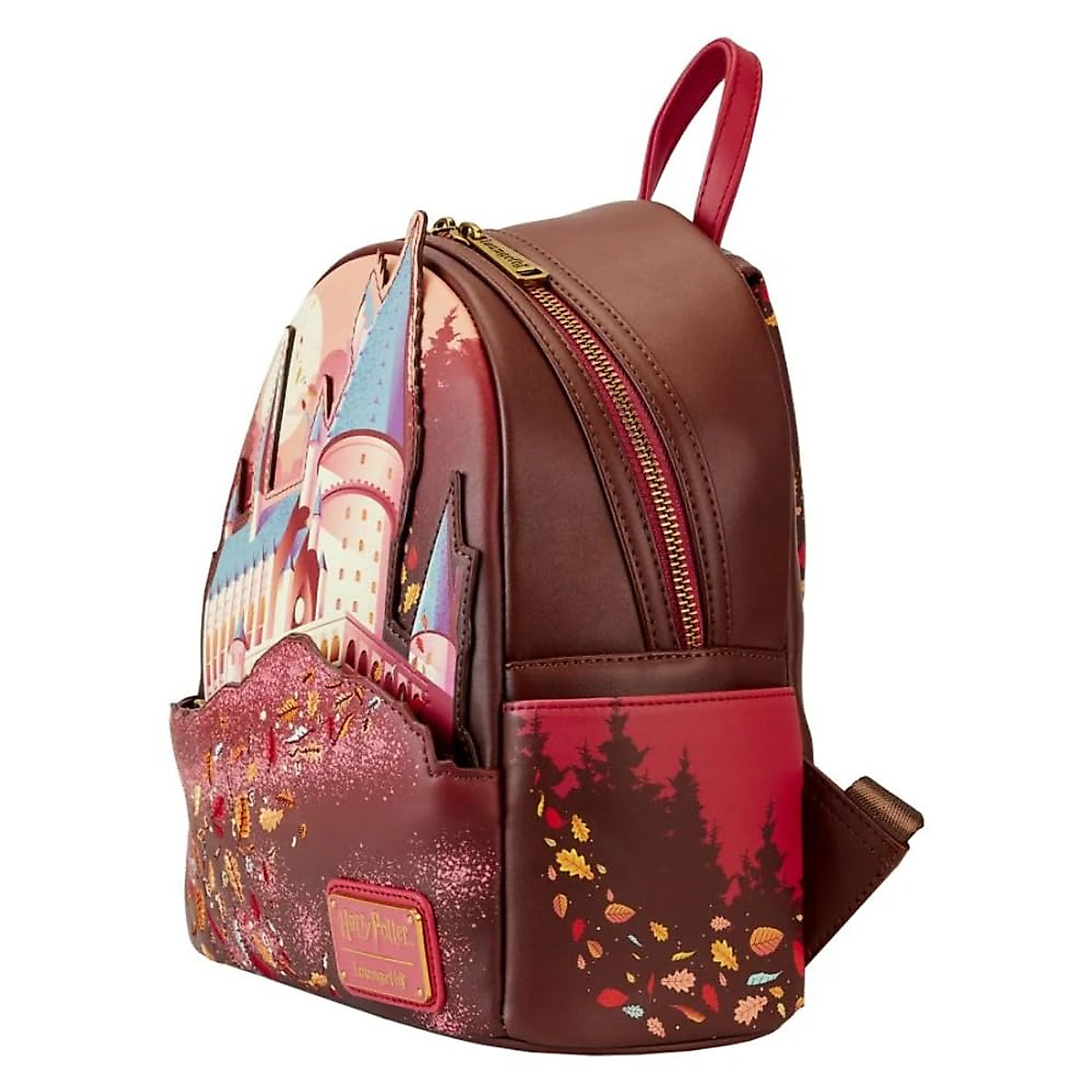 Loungefly Harry Potter Hogwarts Fall Leaves Mini Backpack