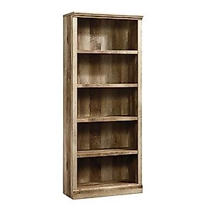 Sauder East Canyon 5 Shelf Bookcase, Craftsman Oak finish