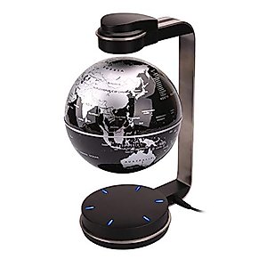 World Globe Magnetic Levitation Globe Business Creative Desk Globe Silver Black Globe