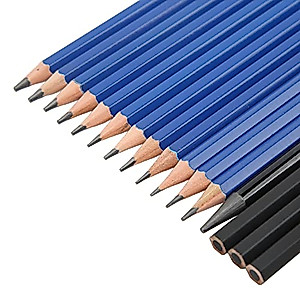 Sketching Pencils Set, Drawing Pencil Set Wide Applicability Easy Coloring for Home for School for Artist