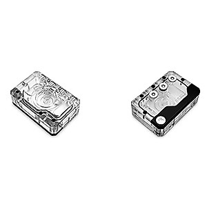 EKWB EK-Quantum Kinetic FLT 80 Reservoir with D5/DDC Body, D-RGB, Pump Not Included, Plexi