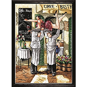 Design Works Crafts Inc. Getting Ready,12'' x 16' Counted Cross Stitch Kit, Multicolor
