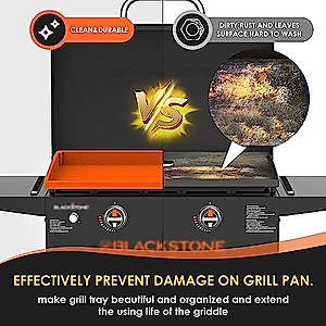 Upgraded Griddle Cover Mat Grill 28" Silicone Mat Cover, Full-edge Silicone Griddle Mat Design for Blackstone 28 Inch Grill,Protect Your Griddle from Rodents, Insects, Debris and Rust
