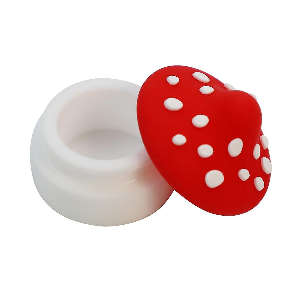 YHSWE Eco-friendly Silicone Wax Container 5ml. The Appearance is Small and Beautiful, and The Design is Compact. Suitable for Skin Care Containers, Beeswax, Eye Creams, Face Creams (6 pieces) Mix