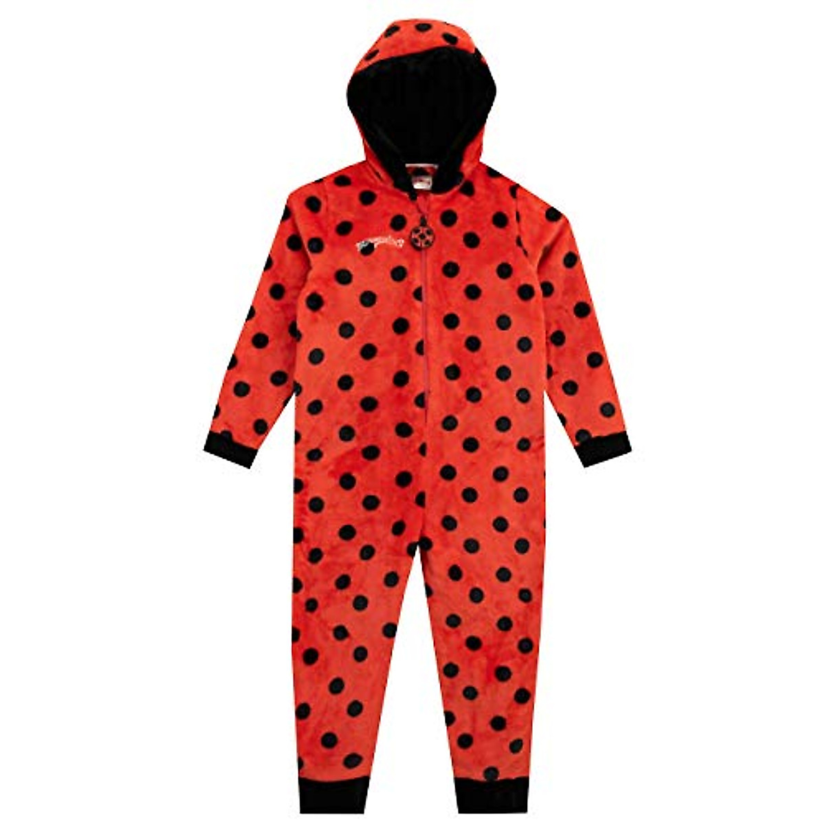 Miraculous Girls' Ladybug Onesie Size 7 Red