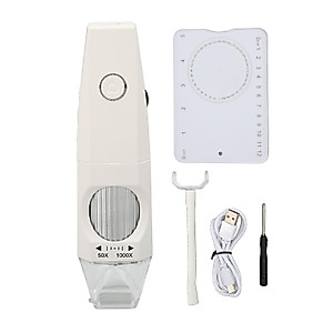 USB Microscope Camera, Easy Observation Multipurpose Portable WiFi Digital Microscope 8LED 1080P for Laptop for Phone