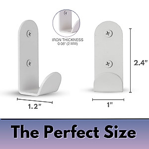 ARTiLETTO Stylish Wall Hooks Set: 3 Chic Single-Hook Decorative Coat Wall Mounts for Hanging Coats, Towels, Backpacks, Hats & Clothes, Hooks for Wall,Room Décor.