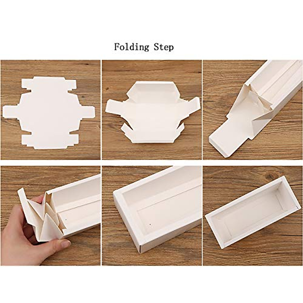 Macaron Packaging Box Macaron Gift Giving boxes, Pastry Boxes, Chocolate Dessert Treat Packaging with Clear Window (WHITE 8)