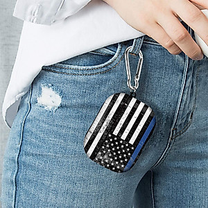 GIUMOWL American Flag Airpods Pro Case Compatiable with Airpods pro-Airpods Cover with Key Chain,Full Protective Durable Shockproof Personalize Wireless Headphone Case