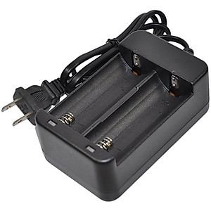 BTBAI 26650 Battery Charger AC Wall Dual Twin Double Channel Universal for 3.2V/3.6V/3.7V li-ion 22650 Rechargeable s1a