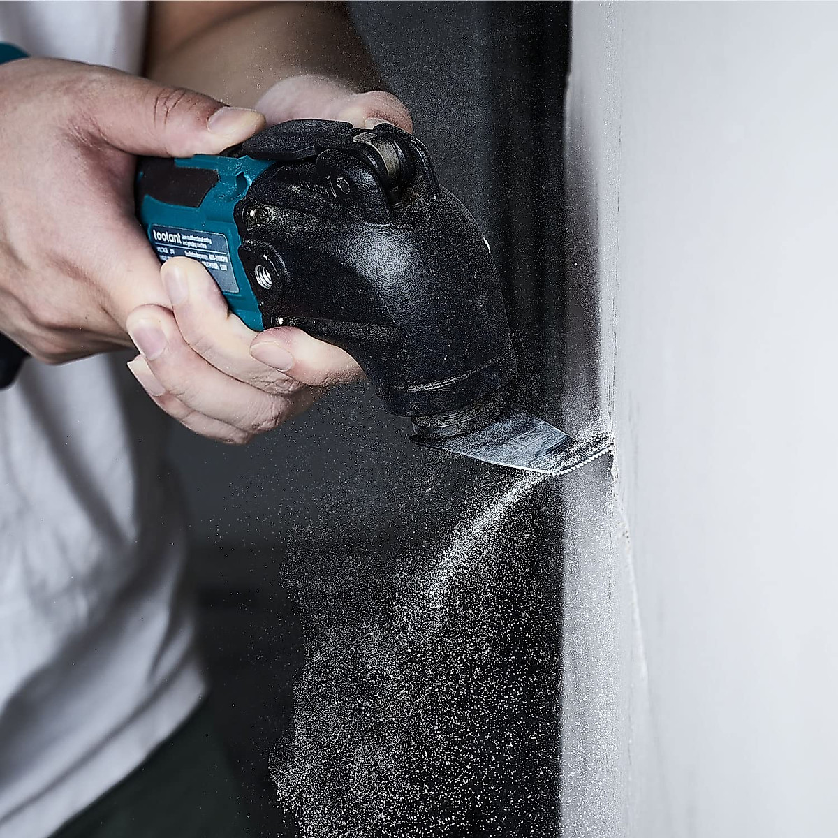 toolant HCS Oscillating Saw Blades for Drywall Cutting 2PCS, 2-in-1 Mutitool Drywall Blades with Quick Release Design