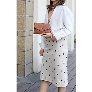 MKF Collection Tote Bag for Women, Shoulder Handbag & Wristlet Pouch Purse Top Handle Vegan Leather 4Pcs Set Pocketbook Edelyn Mustard Yellow by Mia k