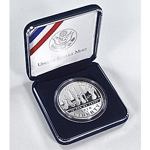 2010 W Commemorative UNC Silver Dollar American Veterans Disabled for Life $1 US mint Brilliant Uncirculated