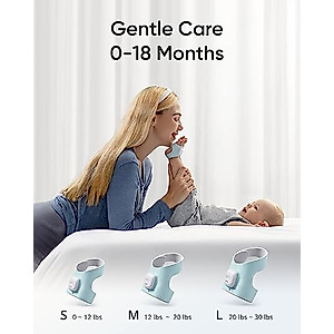 eufy Baby S320 Smart Sock Baby Monitor with 2.4 GHz Wi-Fi, Track Sleep Patterns, Naps, Heart Rate, and Blood Oxygen Levels, Soft and Comfortable, for Babies 0-18 Months, No Monthly Fee