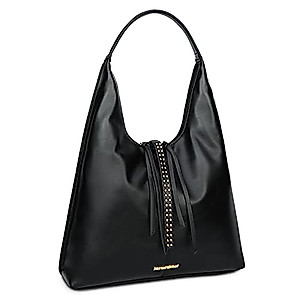 Montana West Hobo Bags for Women Designer Top Handle Purses Ladies PU Leather Shoulder Handbag MWC-071BK