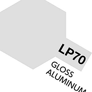 Tamiya LP-70 Lacquer Paint Gloss Aluminum 10 mL TAM82170 Lacquer Primers & Paints