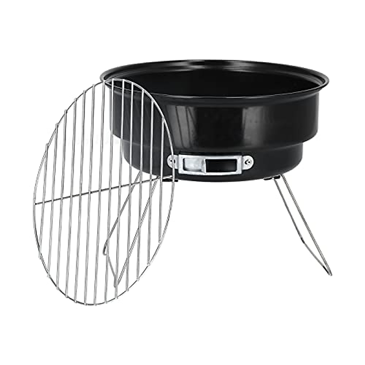 yaogohua Mini Round Barbecue Grill Set, Portable Iron Charcoal Grill for Home Kitchen Outdoor BBQ Camping Traveling Picnics Garden Beach Party