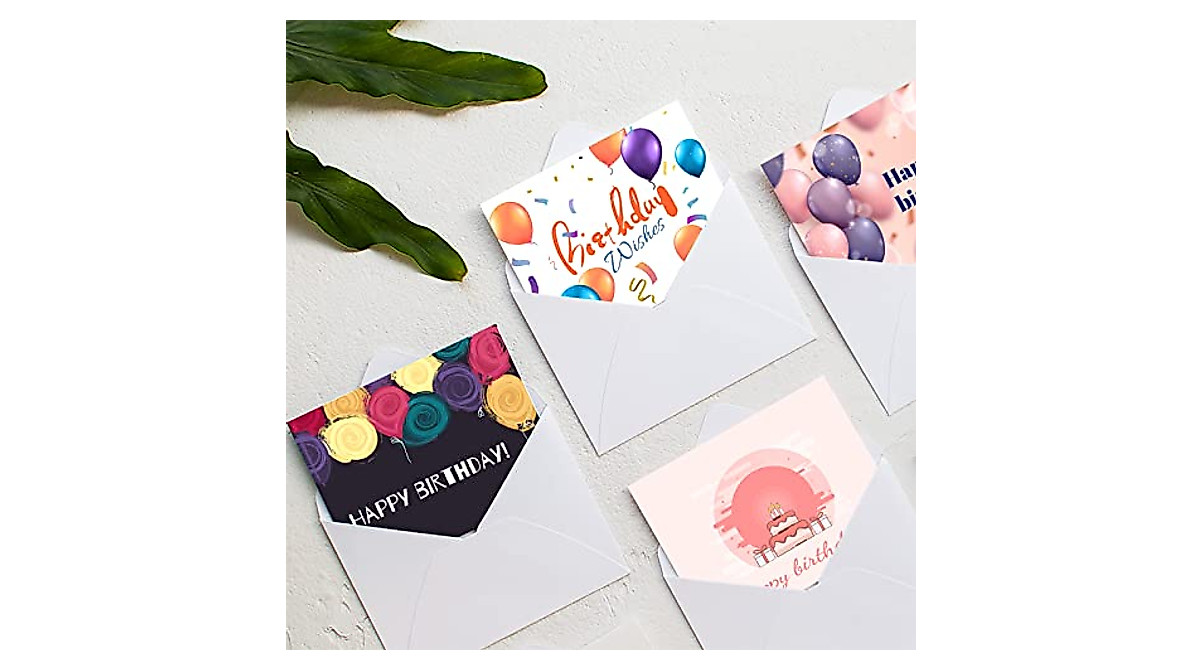 Feelfine 32 Pack Birthday Cards Bulk with Envelopes & Stickers