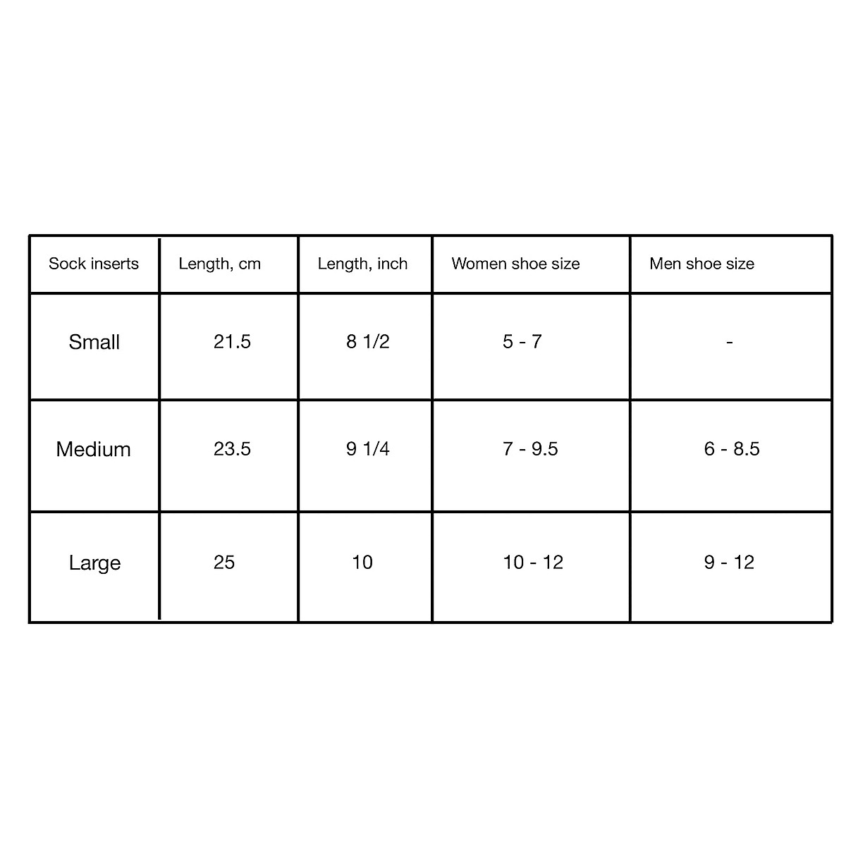 TATYZ Cardboard Sock Inserts Form Blockers, Sock Shaper and Organiser for Storage or Display - 10 PCS (Large)