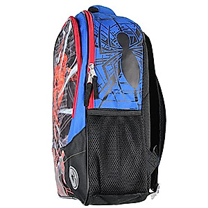 Marvel Spiderman And Miles Morales Light-Up Web Slinger 16" Travel Backpack Book Bag