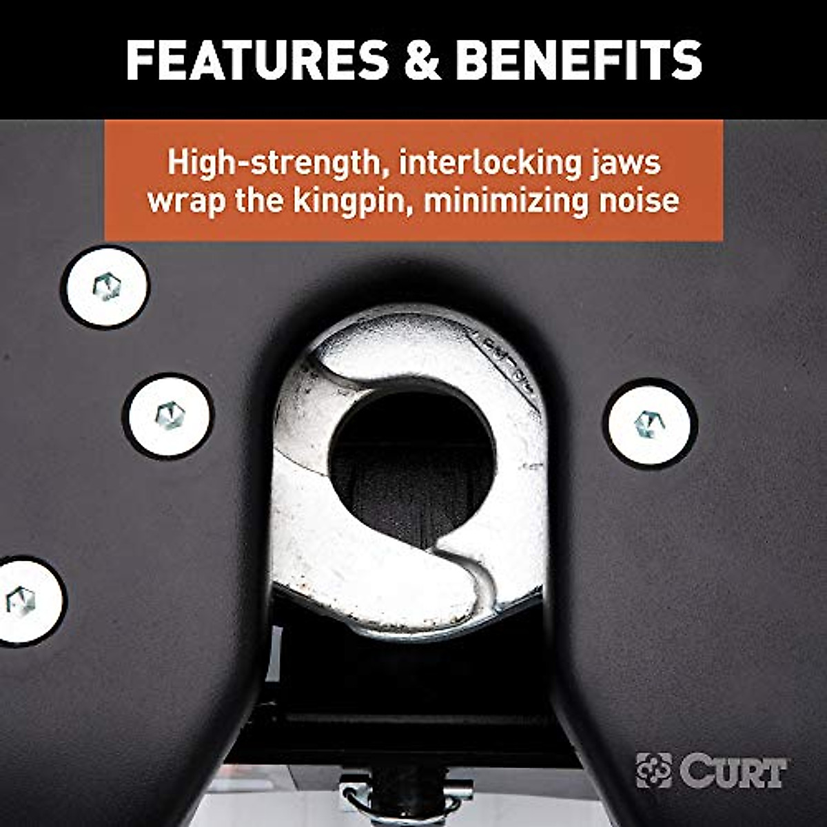 CURT 16120 A16 5th Wheel Hitch, 16,000 lbs