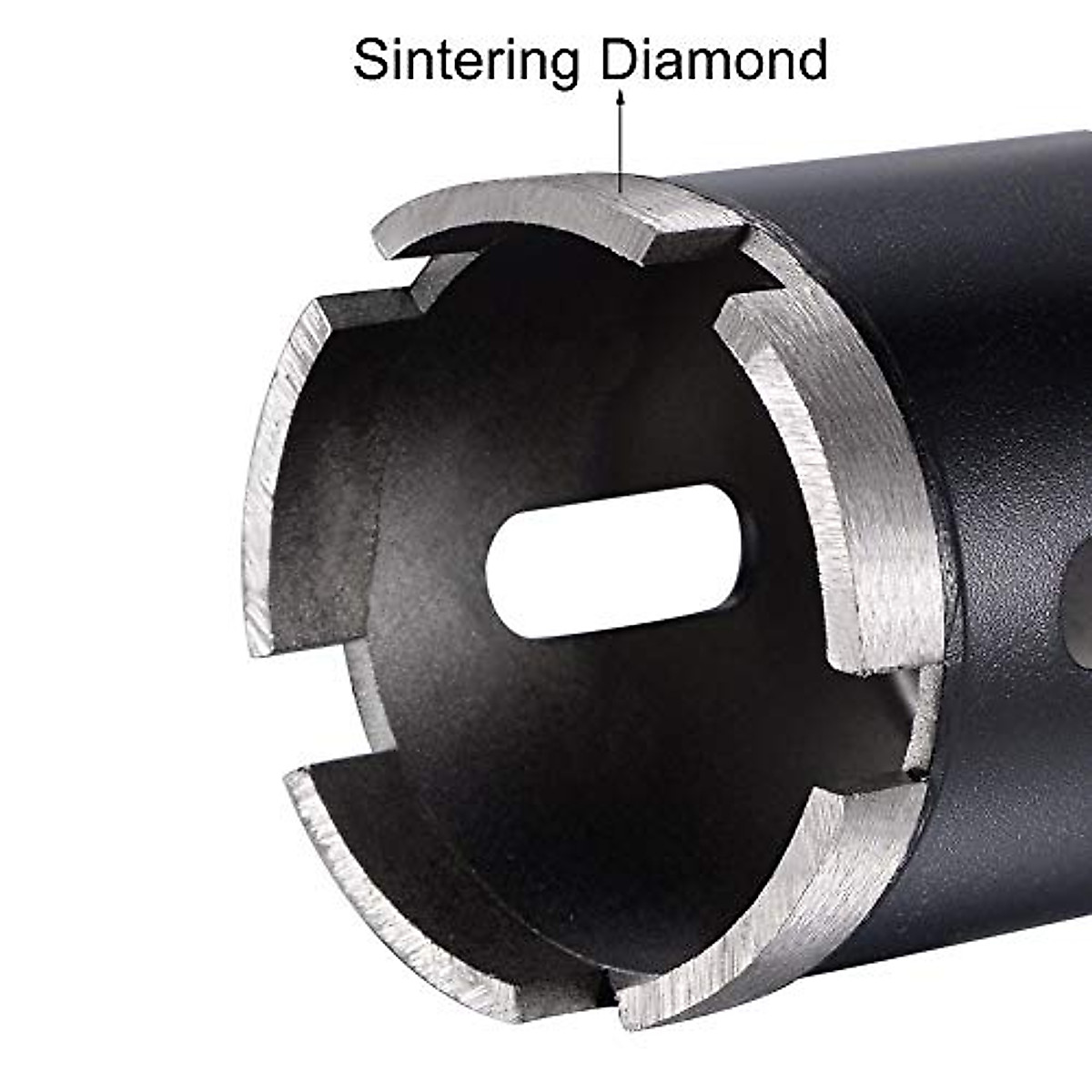 uxcell 50mm Diamond Core Drill Bits Dry or Wet Hole Saws for Hard Concrete Brick Block Masonry Stone Tile Glass