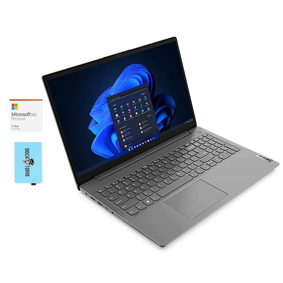 Lenovo V15 G2 ITL Home & Business Laptop (Intel i7-1165G7 4-Core, 24GB RAM, 1TB PCIe SSD, Intel Iris Xe, 15.6" 60Hz Full HD (1920x1080), WiFi, Win 10 Pro) with MS 365 Personal, Hub