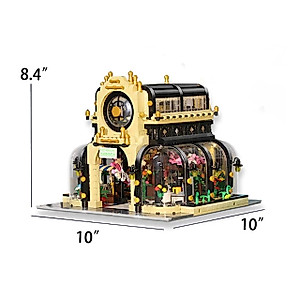 General Jim's Botanical Gardens City Streetview Building Blocks Set - Modular Creator Set with Lights Compatible with Major Brands