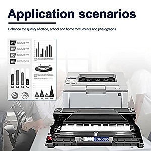 Van Enterprises Ultra High Yield 1 Pack Black DR890 DR-890 Compatible Drum Unit Replacement for Brother HL-L6250DW L6400DW L6400DWT MFC-L6750DW L6900DW Printer