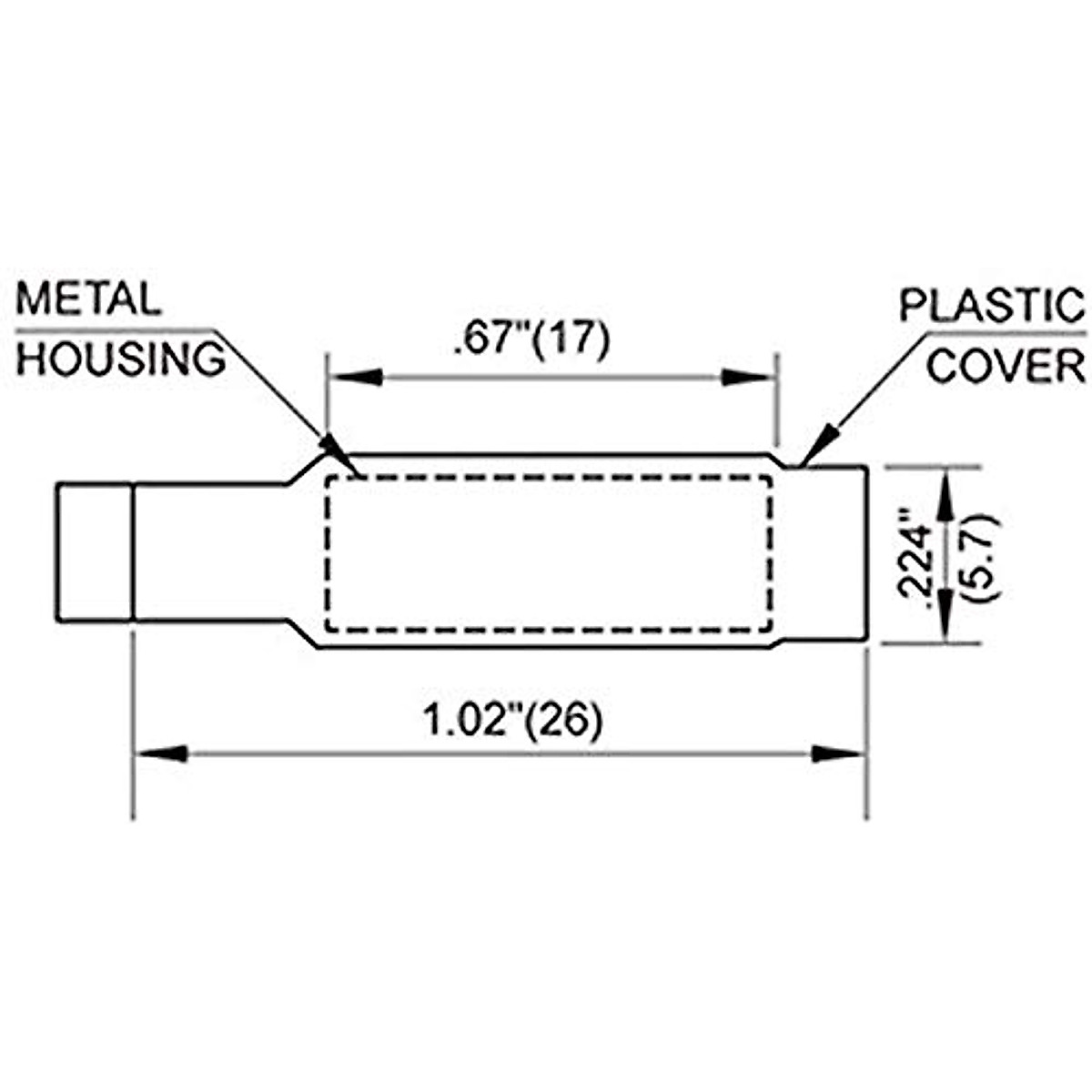 Joystick Arcade Stick Wire Connectors Splice Crimp Bean for Low Voltage, White (100Pcs)