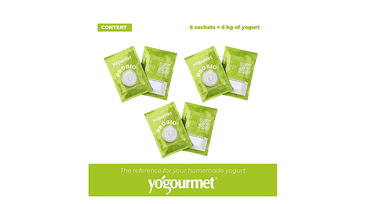 Yogourmet Yogurt Starter - Make Creamy Probiotic Yogurt