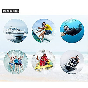 ZCCO Men's 5mm Neoprene Wetsuit - Ultra Stretch Full Body Diving Suit with Front Zip for Snorkeling, Scuba Diving, Swimming and Surfing (MF502-4XL)